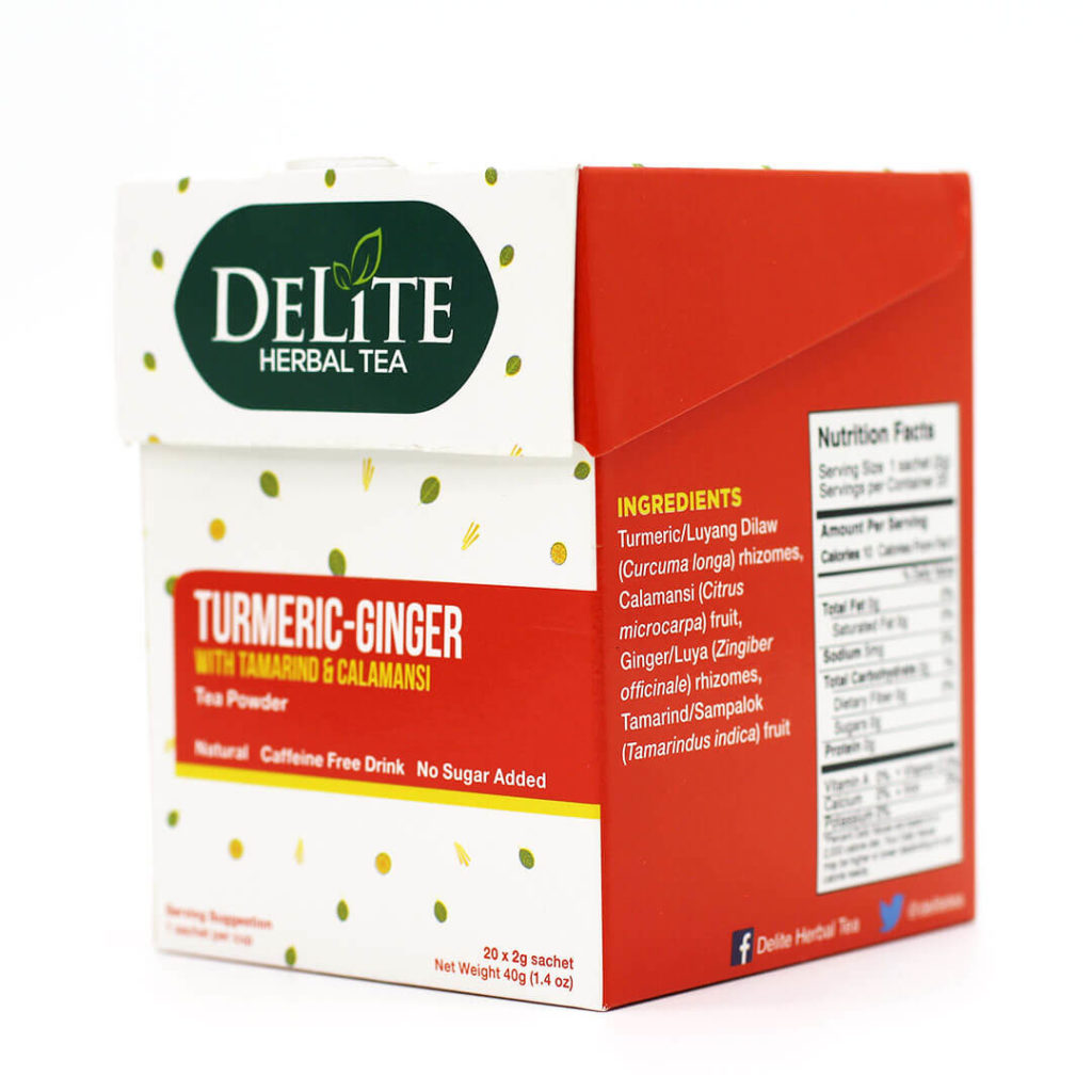 Delite Turmeric Tea / 3Boxes | 2g (60sachets) | Ampalaya Plus - Bitter ...